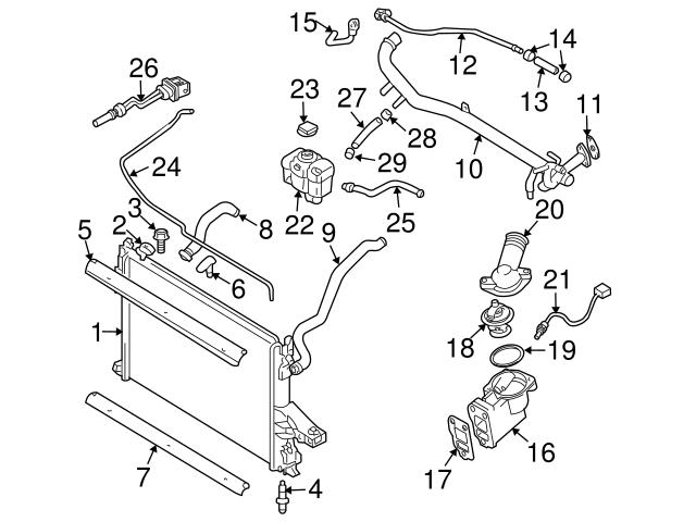 Genuine Volvo 30741241 Radiator Coolant Hose; Upper - Volvo