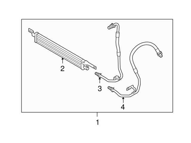 Genuine Volvo 30741490 Auto Trans Oil Cooler - Volvo