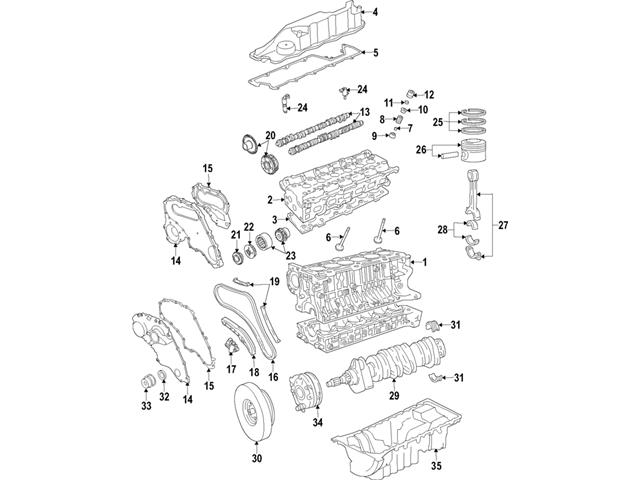 Genuine Volvo 30750002 Camshaft - Volvo