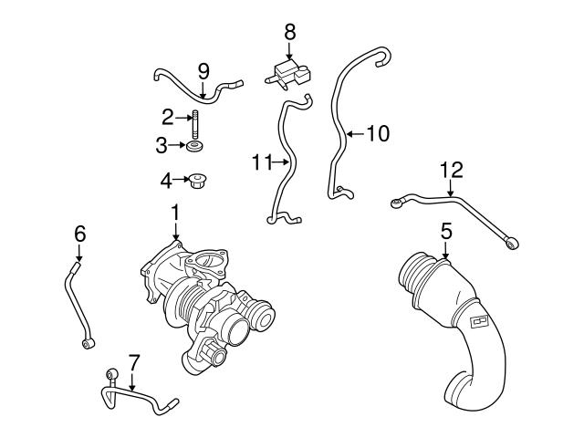 Genuine Volvo 30751943 Vacuum Hose/Line - Volvo