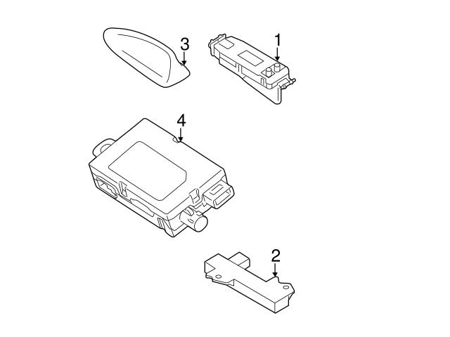 Genuine Volvo 30761698 Antenna Amplifier - Volvo