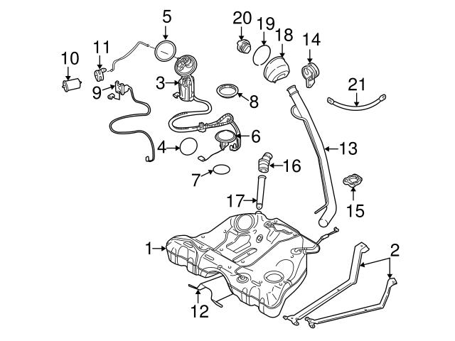 Genuine Volvo 30761743 Fuel Pump, Electric - Volvo