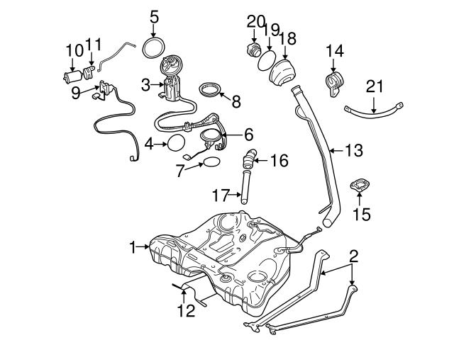 Genuine Volvo 30761745 Fuel Pump, Electric - Volvo