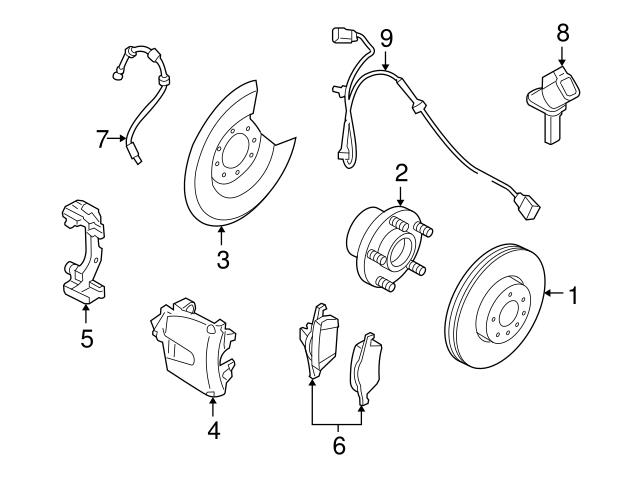 Genuine Volvo 30778891 Brake Dust Shield; Left, Right - Volvo