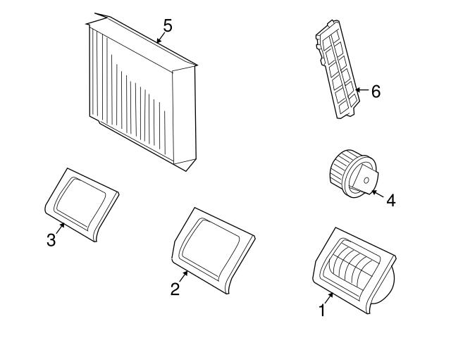 Genuine Volvo 30780376 Cabin Air Filter - Volvo
