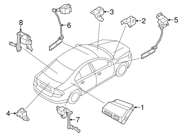 Genuine Volvo 30782637 Electronic Suspension Control Module - Volvo