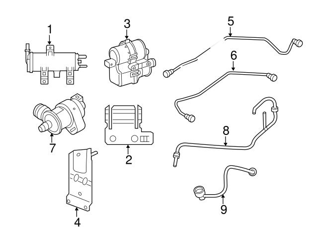 Genuine Volvo 30792829 Vapor Canister - Volvo