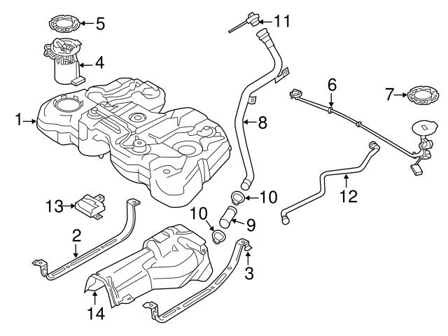 Genuine Volvo 30792935 Fuel Tank Vent Hose - Volvo