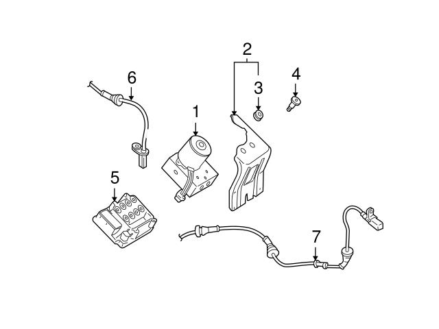 Genuine Volvo 30793454 ABS Control Module - Volvo