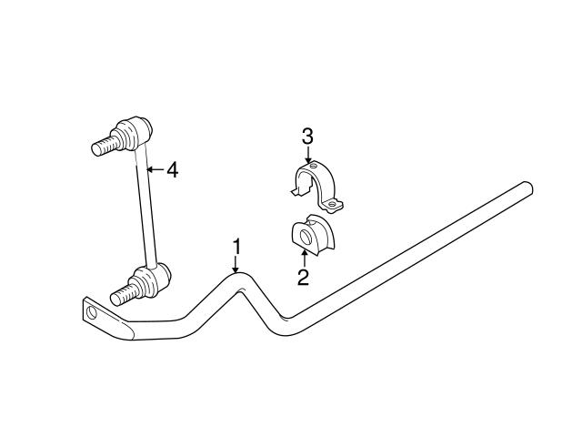 Genuine Volvo 30884179 Stabilizer/Sway Bar Link; Left, Right - Volvo