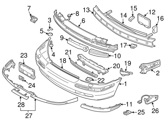 Genuine Volvo 30896938 Spoiler Cap; Front - Volvo