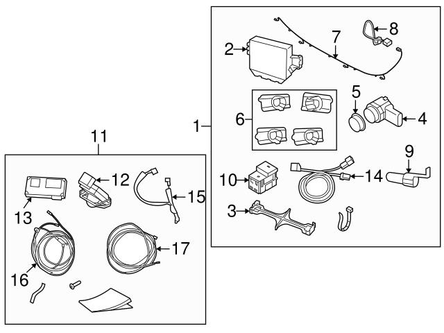 Genuine Volvo 31201009 Park Assist Camera; Rear - Volvo