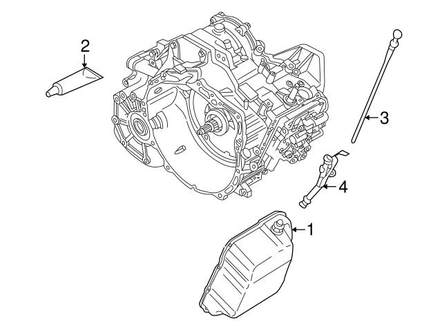 Genuine Volvo 31259502 Auto Trans Oil Pan - Volvo