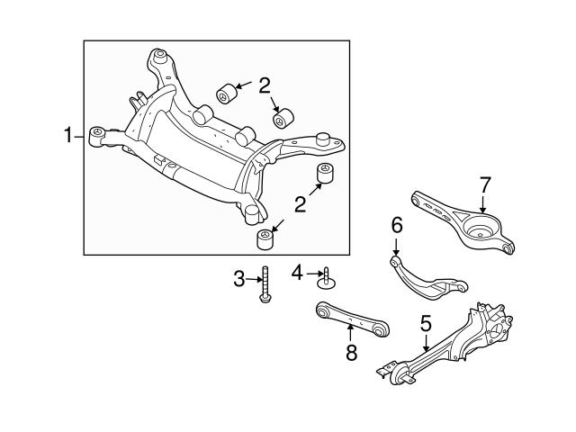 Genuine Volvo 31262931 Stabilizer/Sway Bar Link; Left, Right, Rear ...