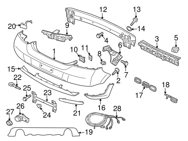 Genuine Volvo 31265649 Bumper Cover Bracket; Left - Volvo