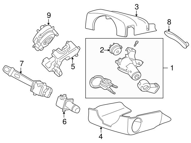 Genuine Volvo 31268564 Wiper Switch - Volvo