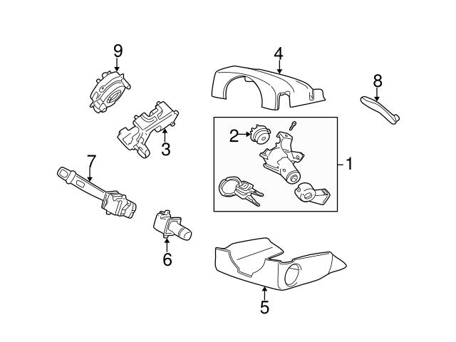Genuine Volvo 31268570 Wiper Switch - Volvo