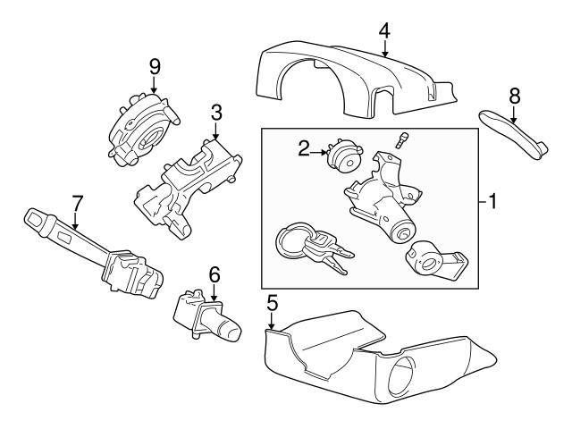 Genuine Volvo 31268580 Wiper Switch - Volvo