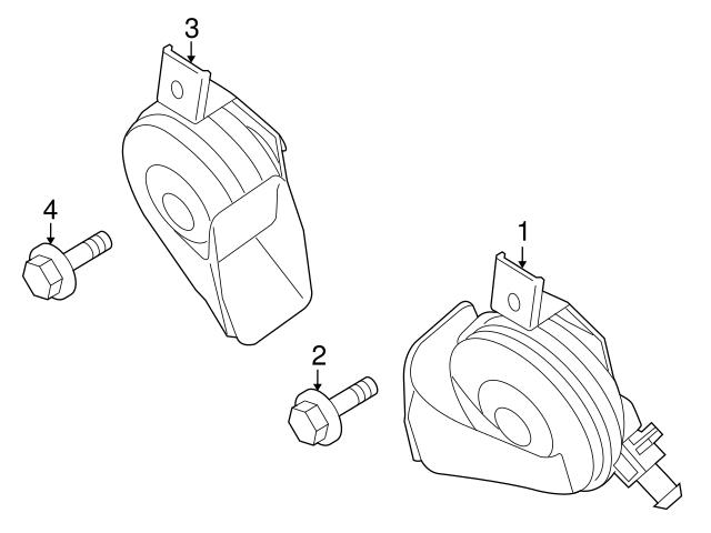 Genuine Volvo 31276805 Horn - Volvo