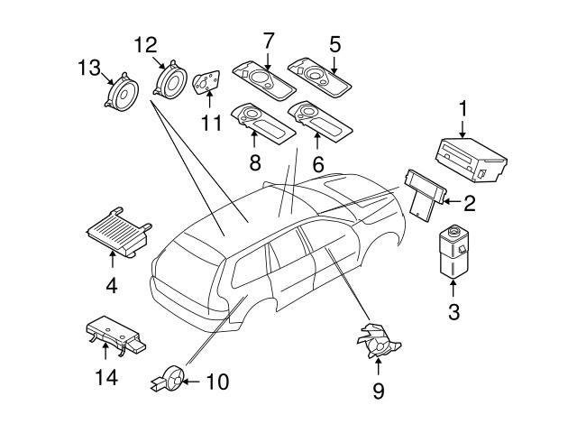 Genuine Volvo 31288194 Speaker - Volvo