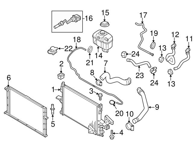 Genuine Volvo 31293550 Radiator - Volvo