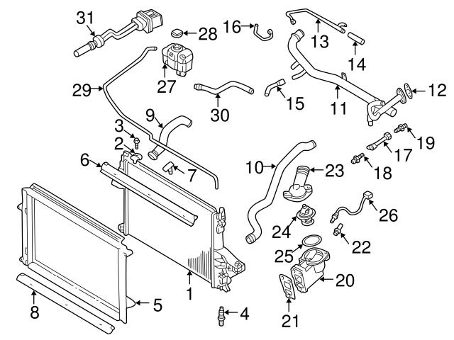 Genuine Volvo 31293699 Engine Coolant Thermostat Kit; Lower - Volvo