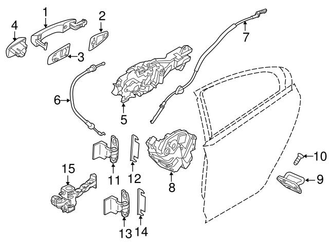 Genuine Volvo 31298467 Door Check/Stop; Left, Right - Volvo | 31217754