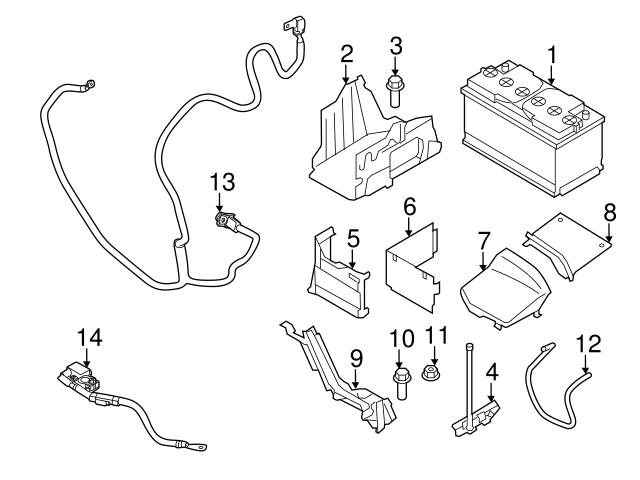 Genuine Volvo 31300263 Battery Cable Terminal End - Volvo | 31268147