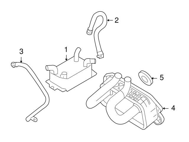 Genuine Volvo 31305197 Auto Trans Oil Cooler - Volvo