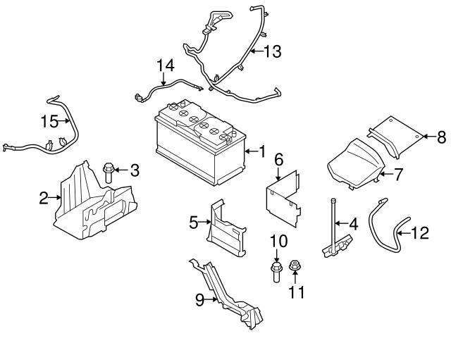 Genuine Volvo 31314845 Body Electrical Ground Strap - Volvo