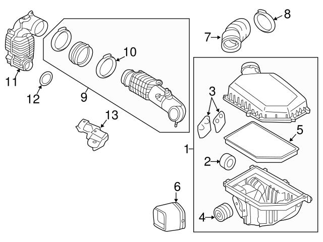 Genuine Volvo 31319692 Engine Air Intake Resonator - Volvo