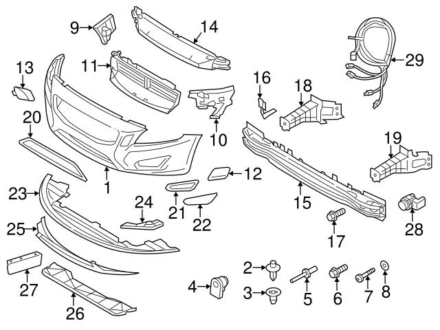 Genuine Volvo 31323470 Radiator Support Air Deflector - Volvo | 31323185