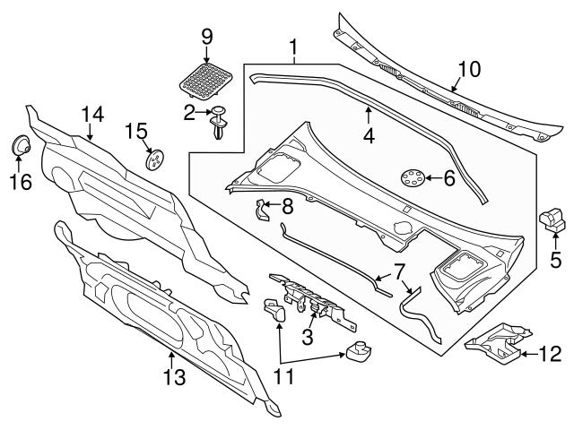 Genuine Volvo 31335577 Engine Compartment Insulation - Volvo