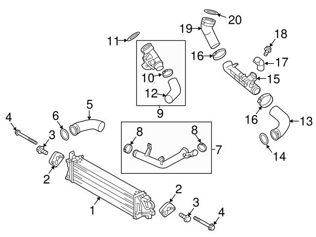 Genuine Volvo 31338306 Intercooler - Volvo