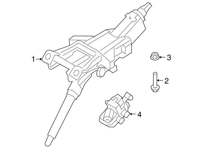 Genuine Volvo 31340735 Steering Column Lock - Volvo | 31280843