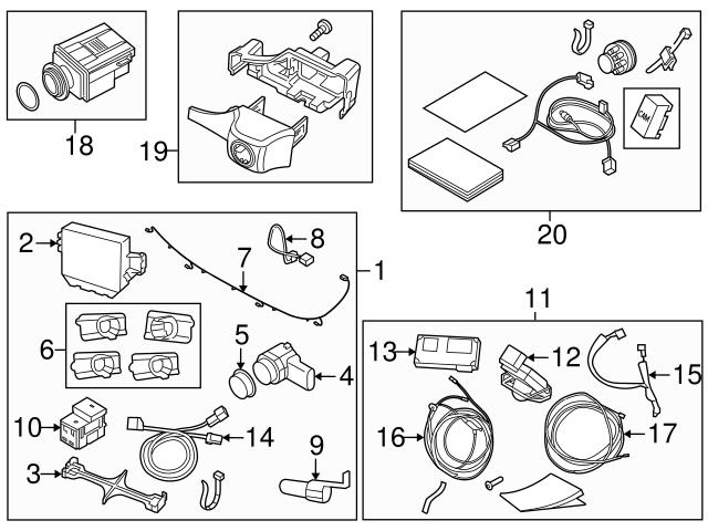 Genuine Volvo 31341090 Parking Aid Control Module - Volvo | 31314525