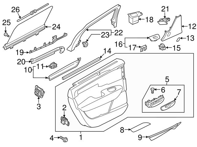Genuine Volvo 31365817 Door Glass Sunshade; Left - Volvo