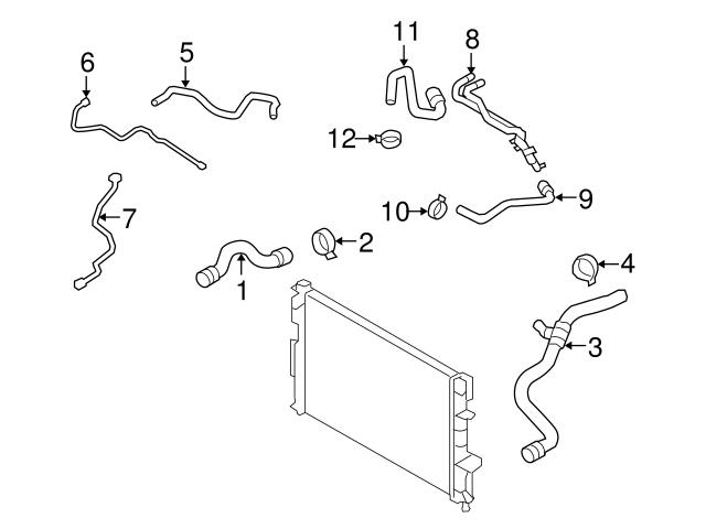 Genuine Volvo 31368257 Heater Hose Assembly - Volvo | 31274928