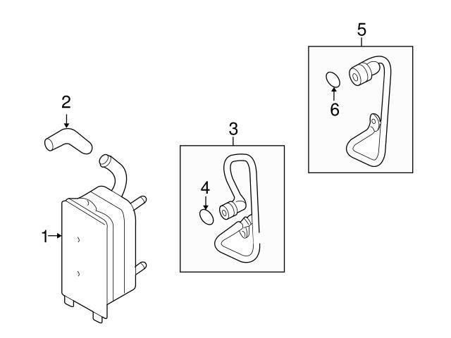 Genuine Volvo 31368679 Auto Trans Oil Cooler Tube - Volvo | 31319055