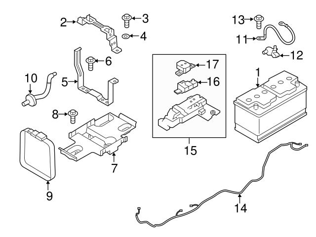 Genuine Volvo 31376758 Battery Cable - Volvo | 31376350
