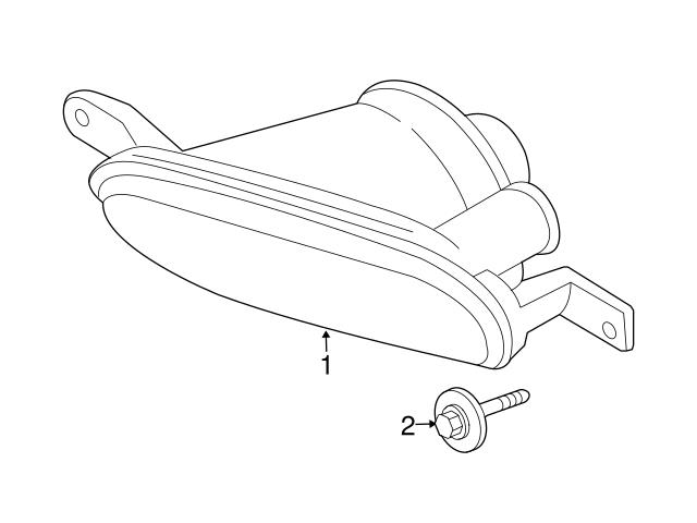 Genuine Volvo 31383157 Daytime Running Light; Right - Volvo | 31323702