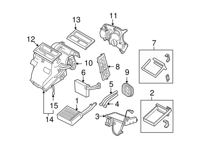 Genuine Volvo 31390443 HVAC Unit Case - Volvo | 31348667 9124234