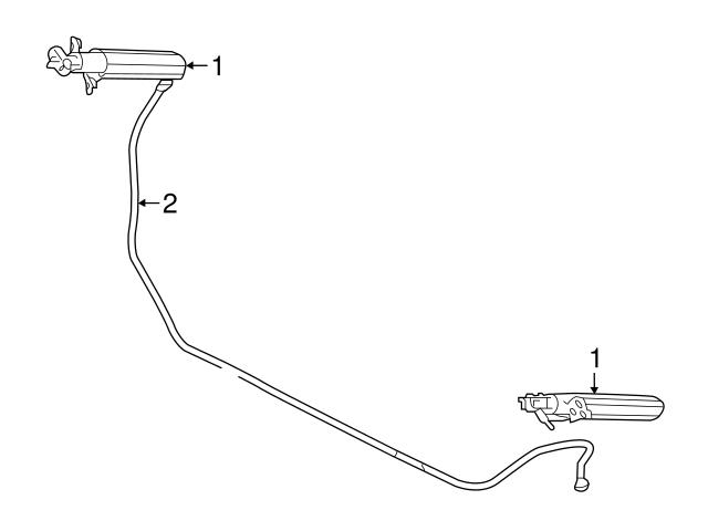 Genuine Volvo 31391838 Headlight Washer Nozzle; Right - Volvo ...