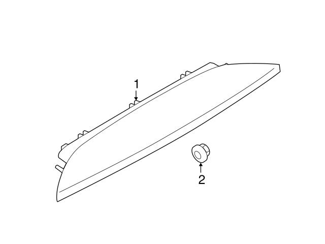 Genuine Volvo 31395455 Center High Mount Stop Light - Volvo