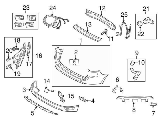 Genuine Volvo 31395702 Back Up Lamp Socket; Left, Right - Volvo