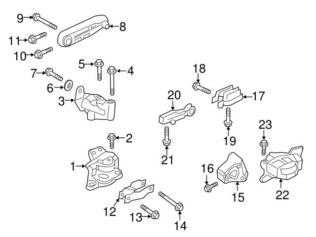 Genuine Volvo 31401281 Engine Mount Isolator - Volvo