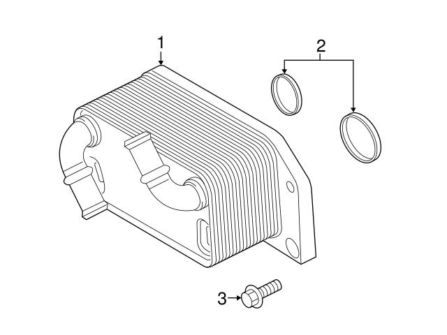 Genuine Volvo 31401947 Oil Cooler Gasket - Volvo | 31293110 31358946