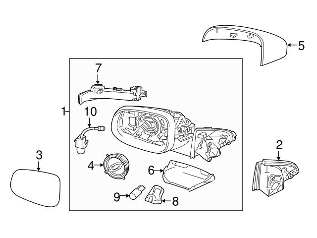 Genuine Volvo 31402416 Turn Signal Light Lens; Right - Volvo | 31299385 ...