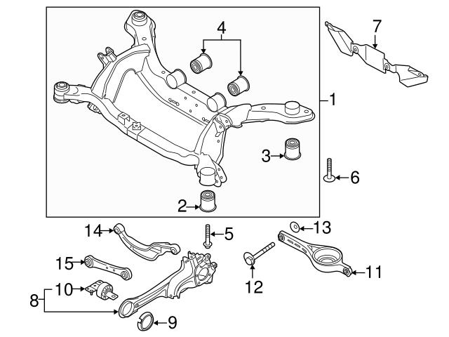Genuine Volvo 31406746 Control Arm; Rear Left Upper - Volvo | 31202761