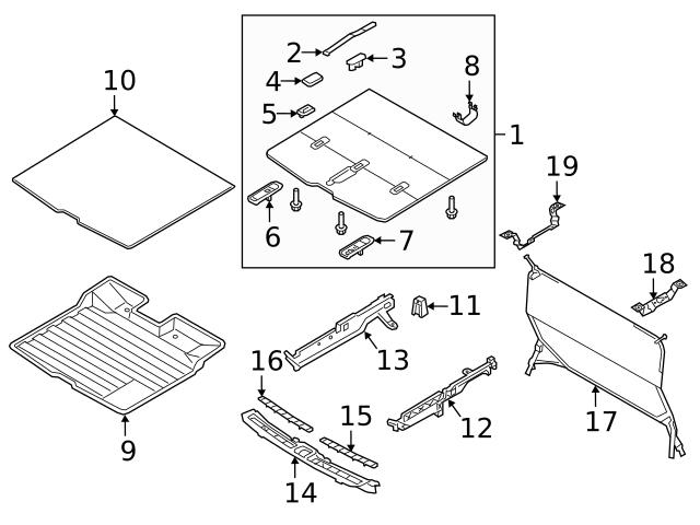 Genuine Volvo 31407916 Cargo Net - Volvo